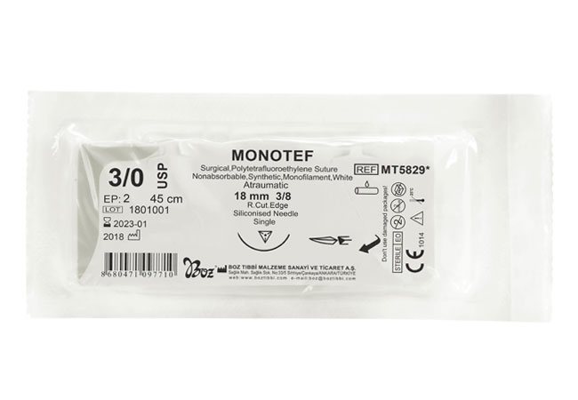 Polytetrafluoroethylene PTFE Dental Suture - Monotef - Boz Medical