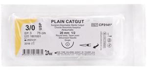 Sutura Quirúrgica De Catgut Simple - Estructura Absorbible