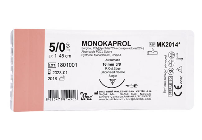 Polyglycolide-co-caprolactone PGCL Dental Suture - Monokaprol