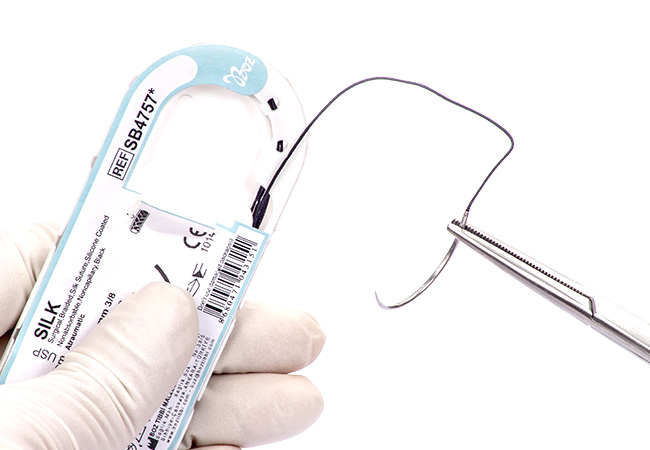 Silk - Non-Absorbable Surgical Veterinary Sutures - Boz Medical