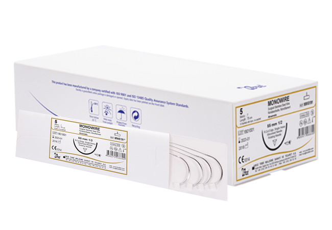 Monowire - Stainless Steel Wire Suture - Surgical Sutures For Veterinary